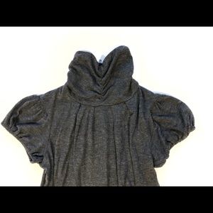 Charlotte Russe | Tops | Grey Long Line Turtleneck Top | Poshmark